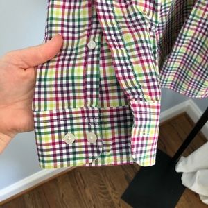 Alan Flusser | Shirts | Alan Flusser Bright Plaid Mens Button Down | Poshmark